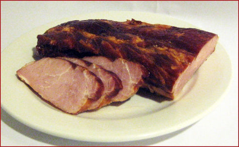 Chunk Canadian Bacon 4lbs-5lbs – Oscar's Smokehouse