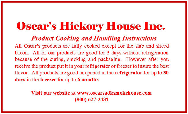 Recipes – Oscar's Smokehouse